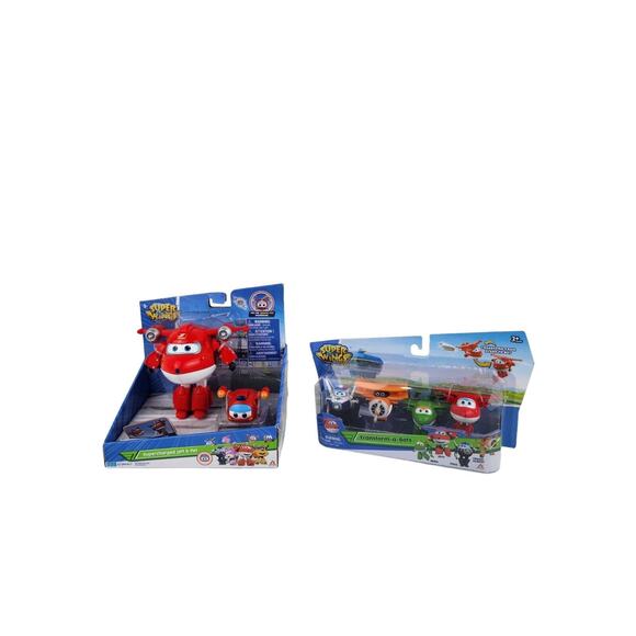 SUPER Wings | Toys | Super Wings Transform A Bots 4 Pack Of Jett Paul ...